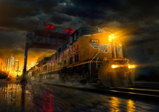 Dramatic Train Photos by Blair Bunting | Daily design inspiration for ...