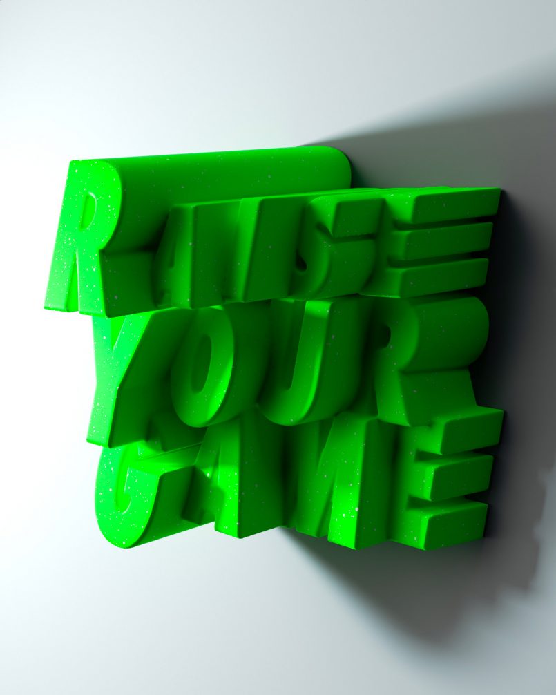 Experimental 3D Typography by Ben Fearnley | Daily design inspiration ...