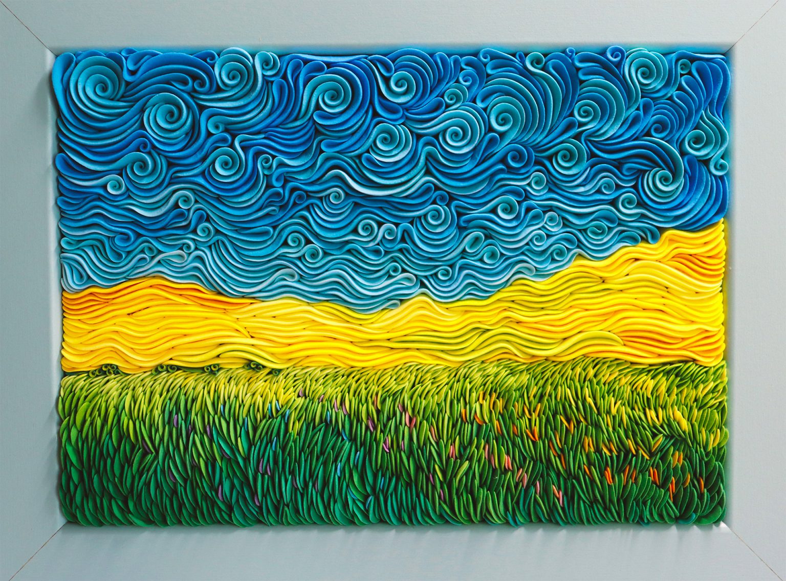 Wavy Landscape Artworks by Alisa Lariushkina | Daily design inspiration ...