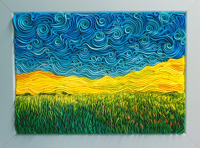 Wavy Landscape Artworks by Alisa Lariushkina | Daily design inspiration ...