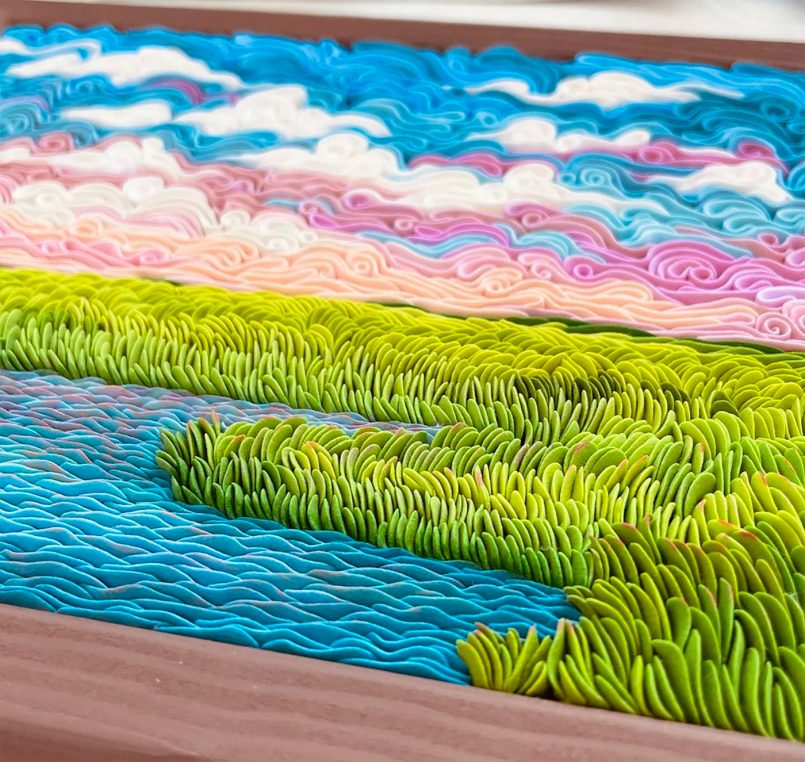 Wavy Landscape Artworks by Alisa Lariushkina | Daily design inspiration ...