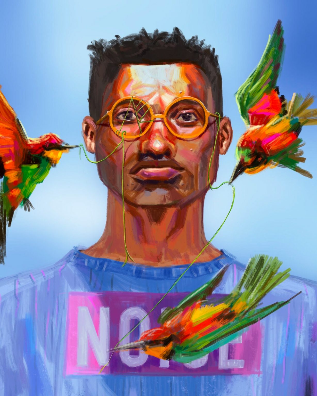 Expressive Portraits by Sam Onche | Daily design inspiration for ...