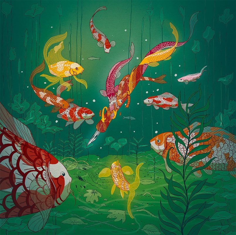 Japan-inspired Illustrations by Nicolas Castell | Daily design ...