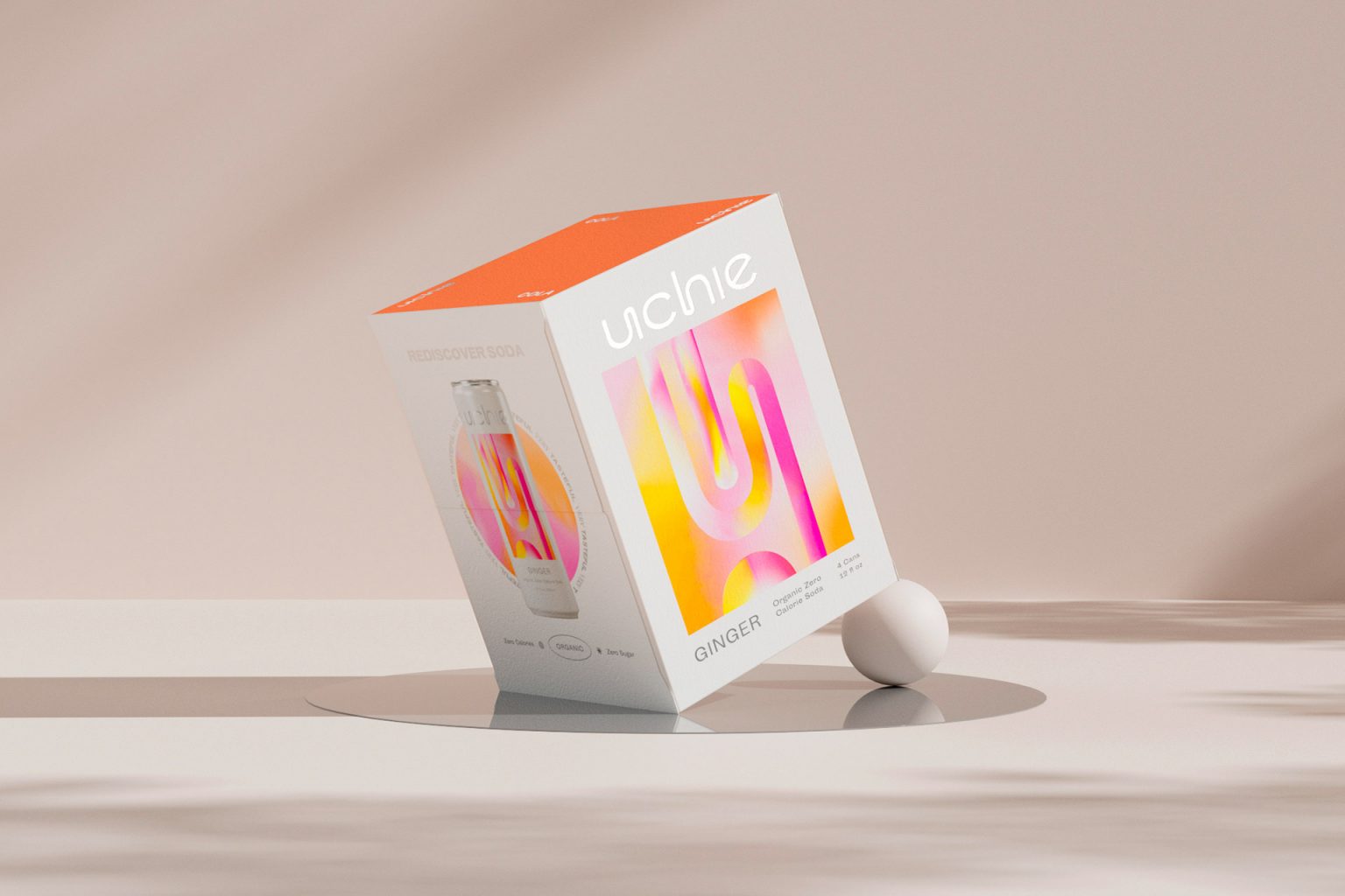 Uchie Soda Branding & Packaging by Kati Forner | Daily design ...