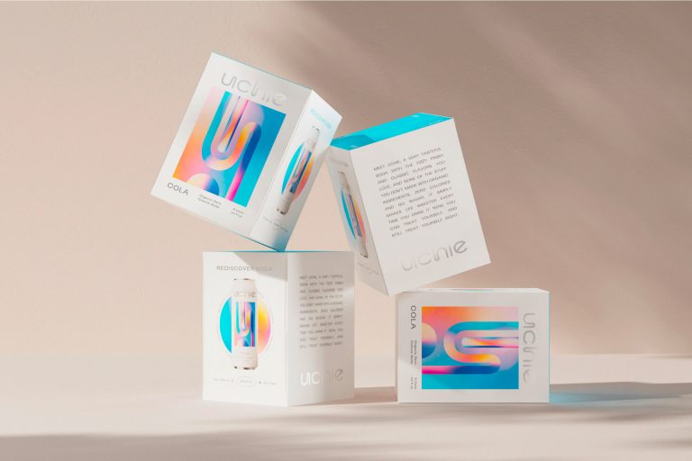 Uchie Soda Branding & Packaging by Kati Forner | Daily design ...