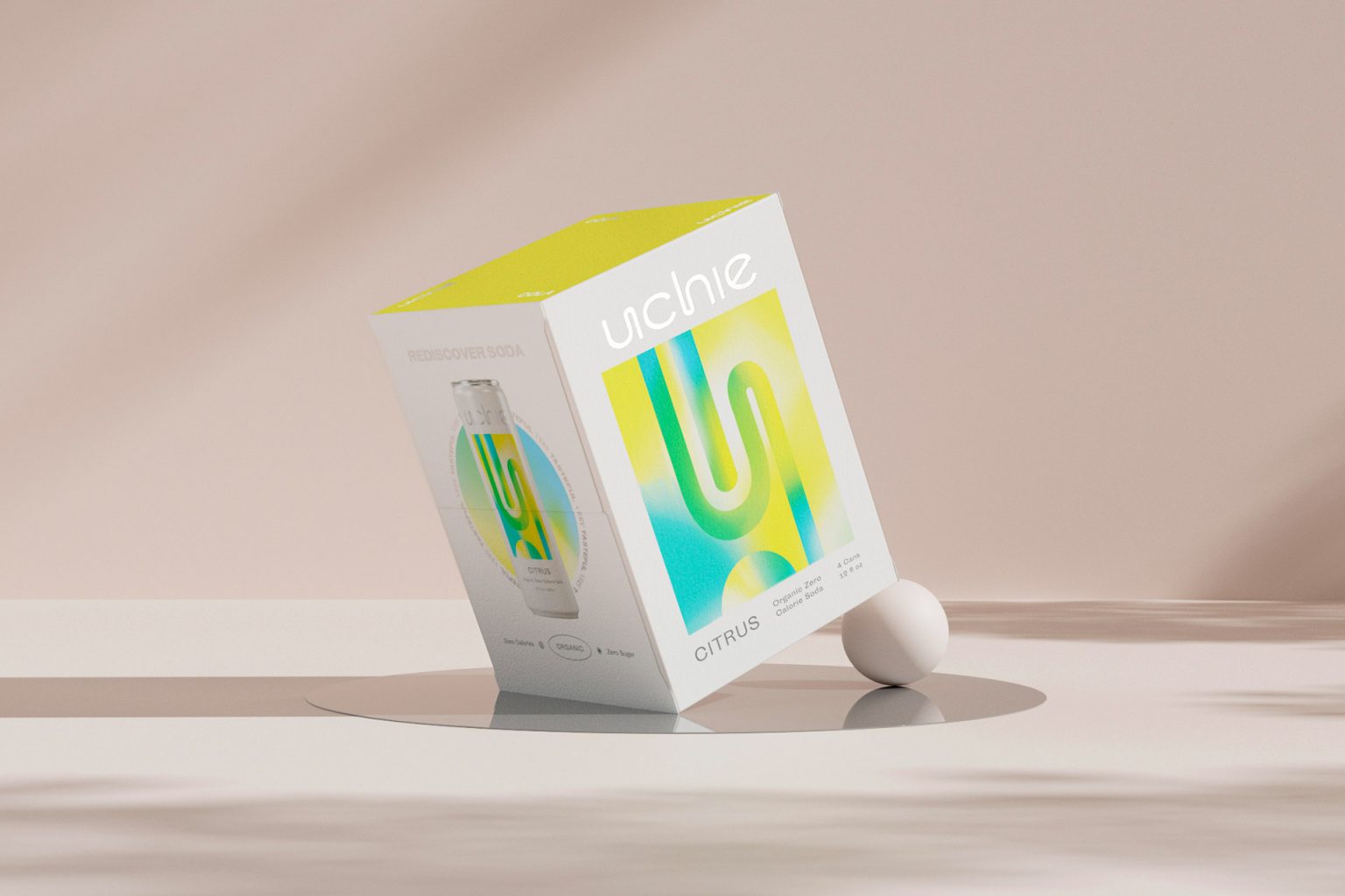 Uchie Soda Branding & Packaging by Kati Forner | Daily design ...
