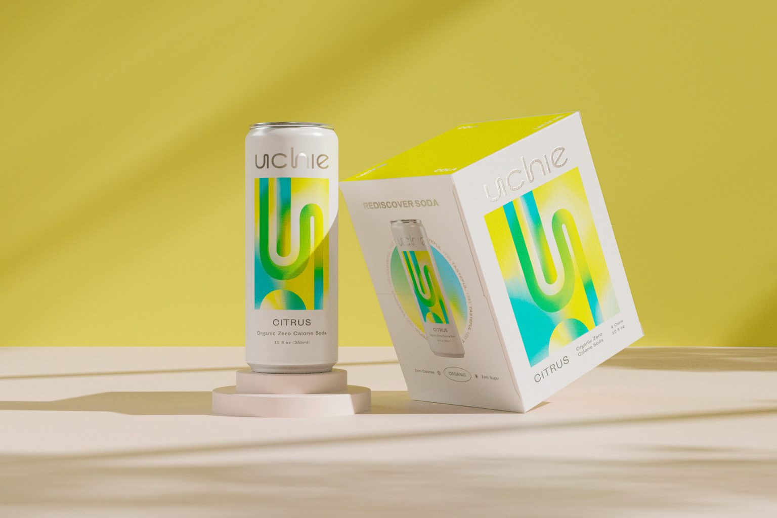 Uchie Soda Branding & Packaging by Kati Forner | Daily design ...