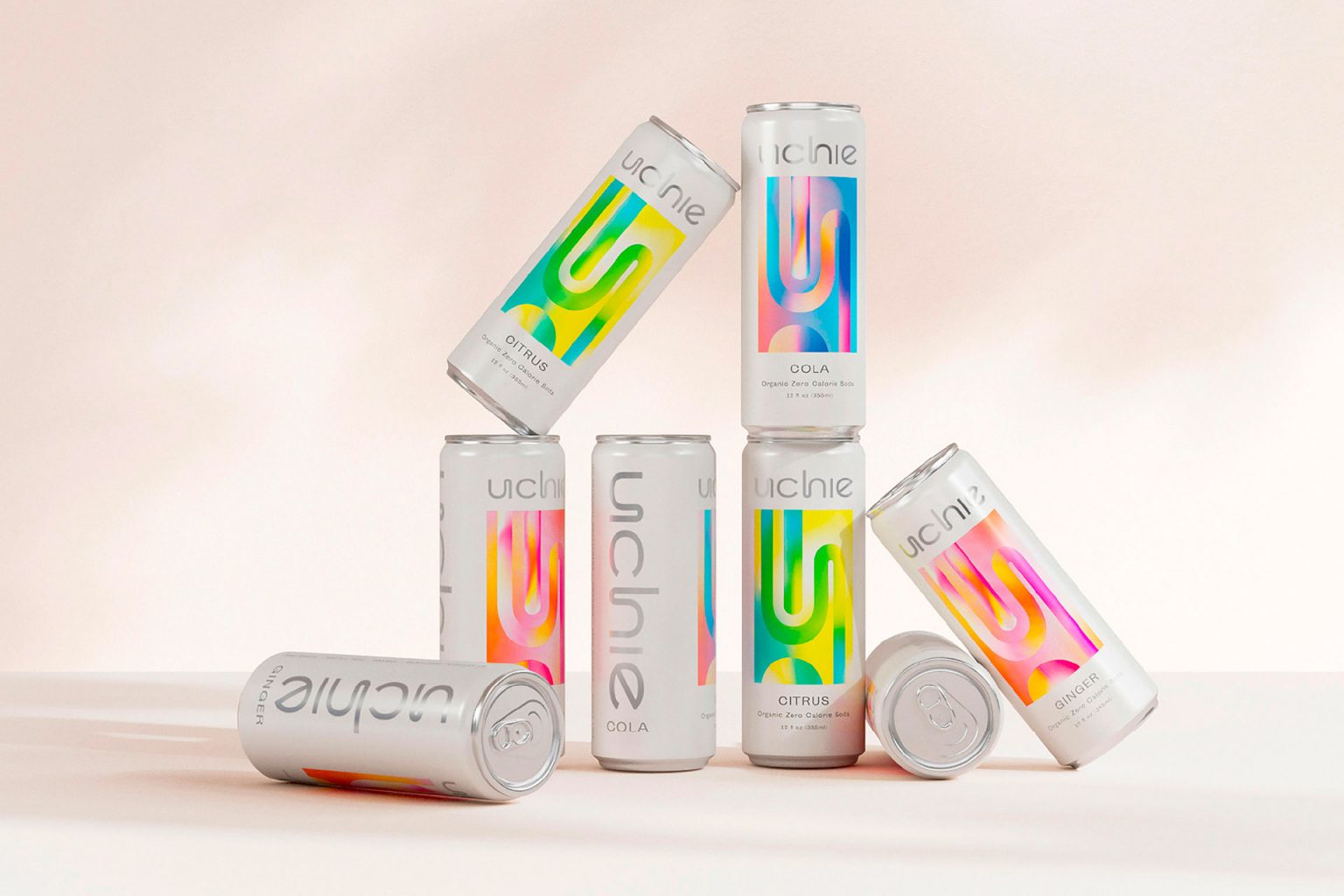 Uchie Soda Branding & Packaging by Kati Forner | Daily design ...