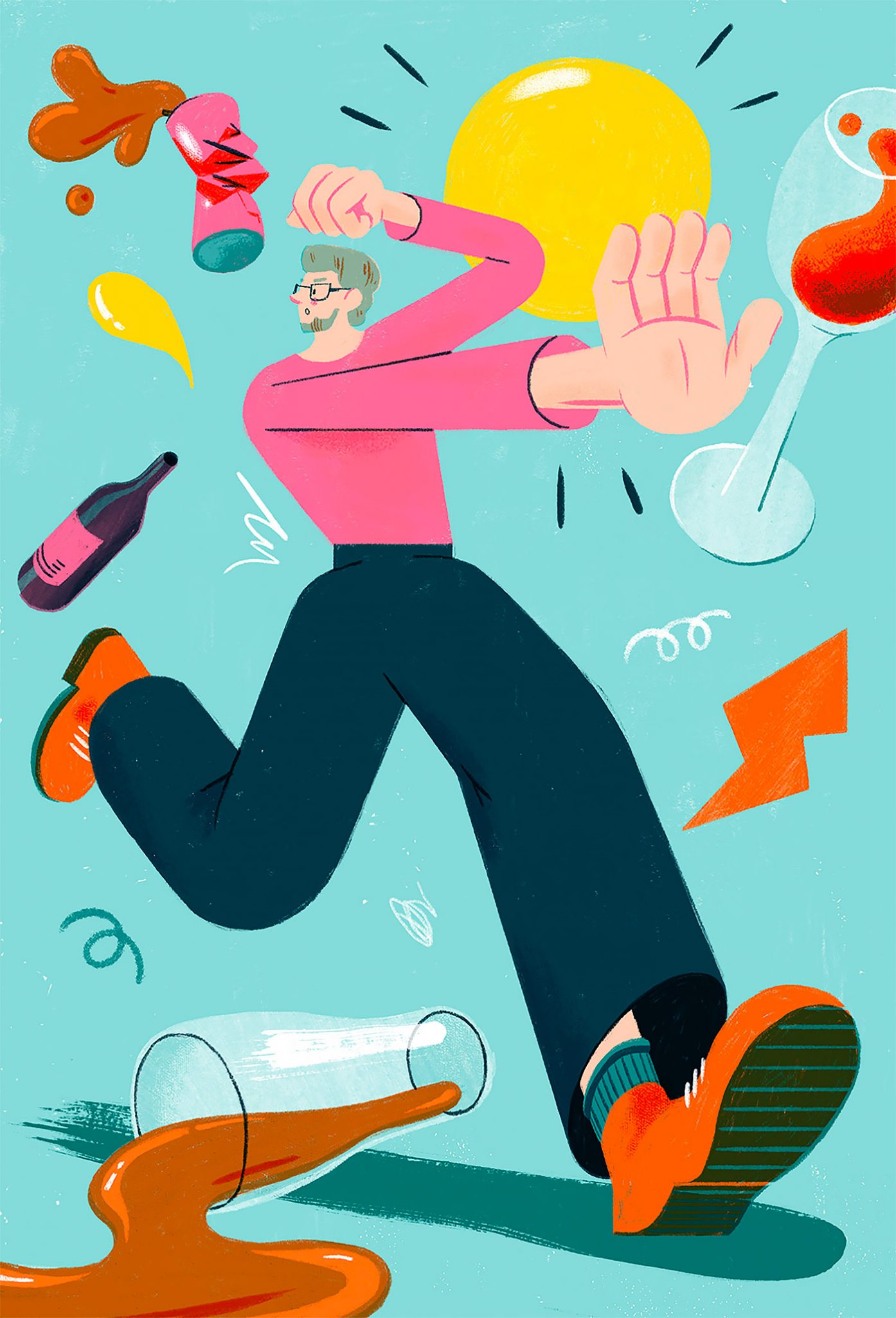 Colorful Editorial Illustrations by Harry Woodgate | Daily design ...
