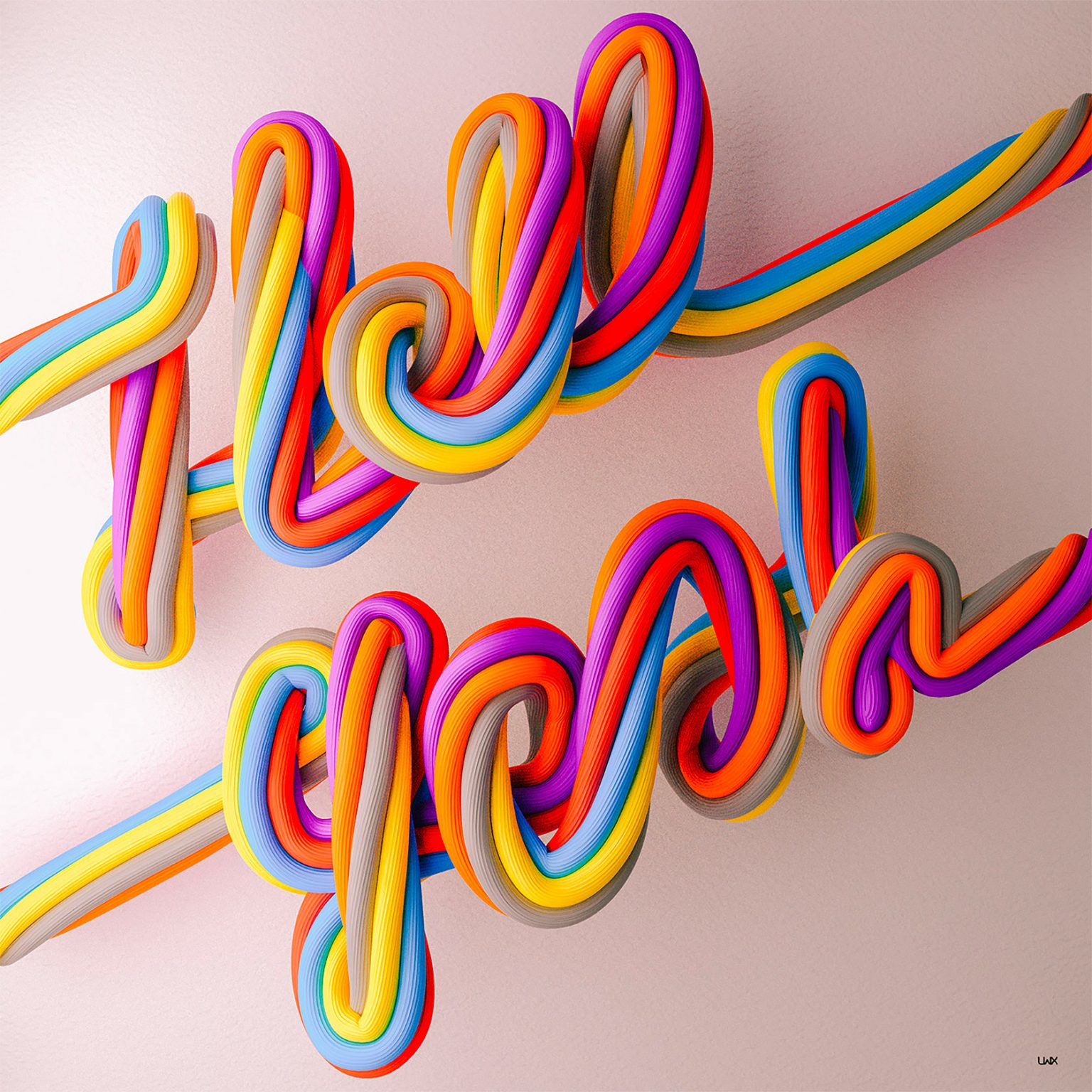 Lost Tapes: Typographic Art by Leonardoworx | Daily design inspiration ...