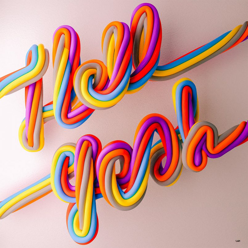 Lost Tapes: Typographic Art by Leonardoworx | Daily design inspiration ...