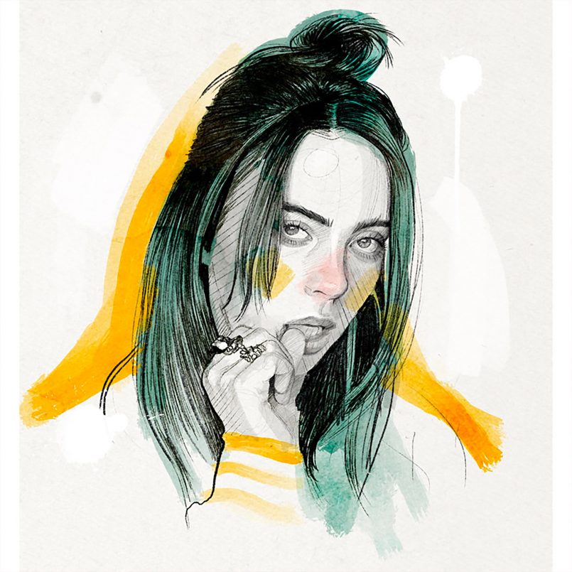 Pop Culture Portraits by Ina Stanimirova | Daily design inspiration for ...