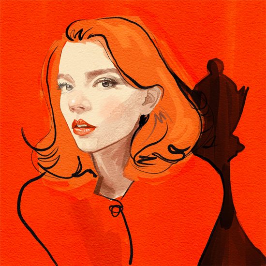 Pop Culture Portraits by Ina Stanimirova | Daily design inspiration for ...