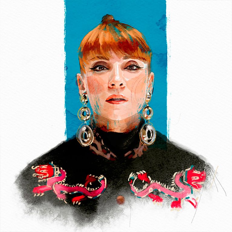 Pop Culture Portraits by Ina Stanimirova | Daily design inspiration for ...