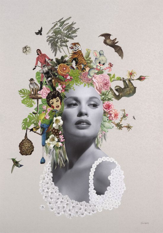 Pin-ups: Collage Artworks by Maria Rivans | Daily design inspiration ...
