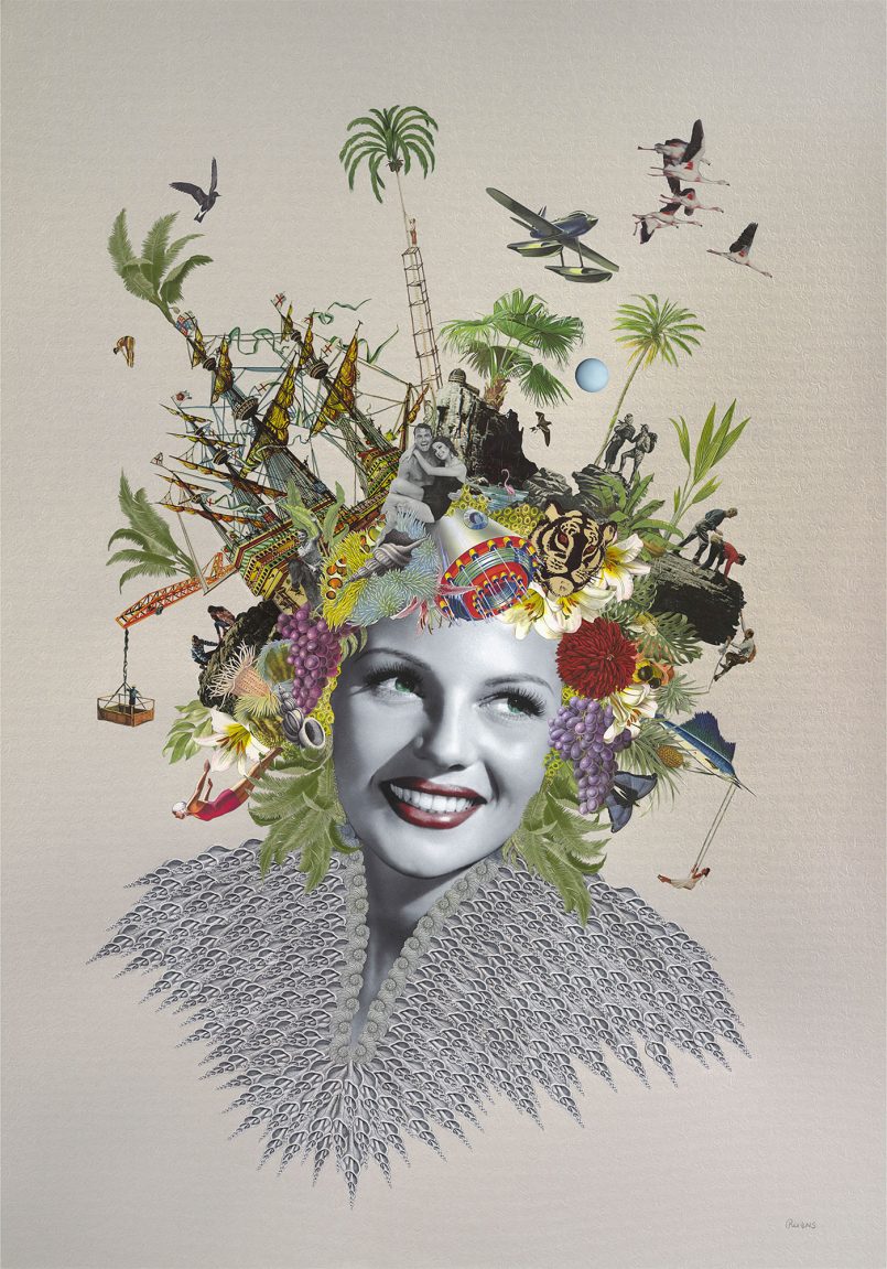 Pin-ups: Collage Artworks by Maria Rivans | Daily design inspiration ...