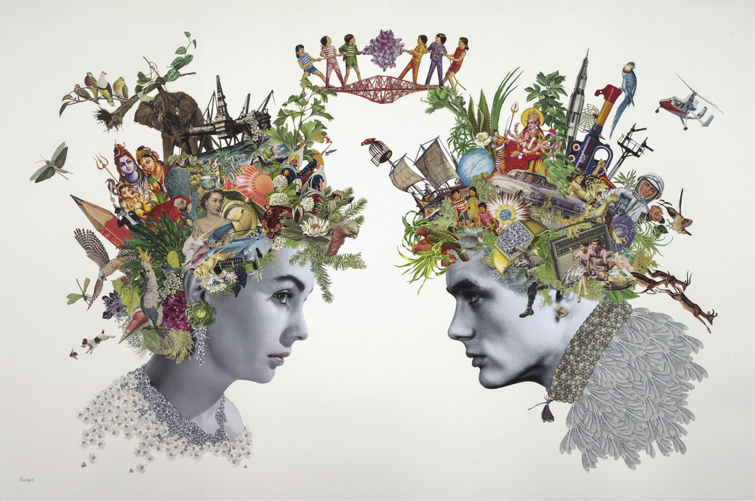 Pin-ups: Collage Artworks by Maria Rivans | Daily design inspiration ...