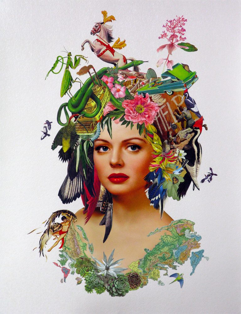 Pin-ups: Collage Artworks by Maria Rivans | Daily design inspiration ...