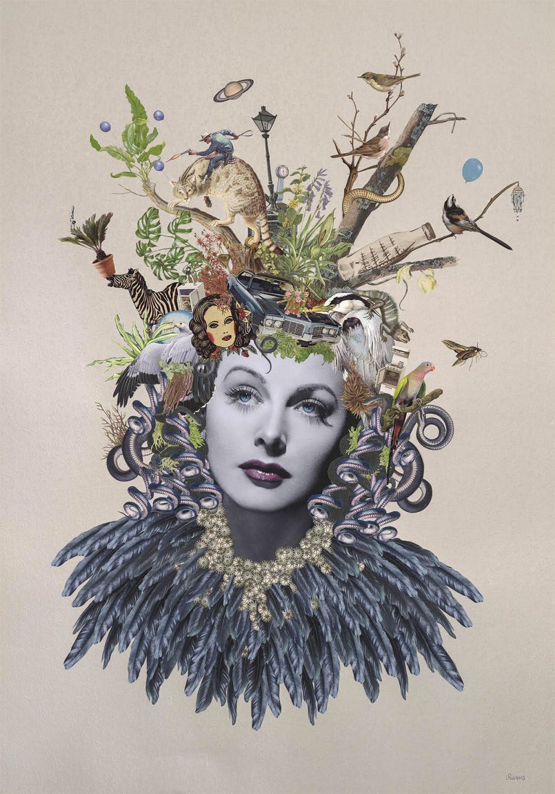 Pin-ups: Collage Artworks by Maria Rivans | Daily design inspiration ...