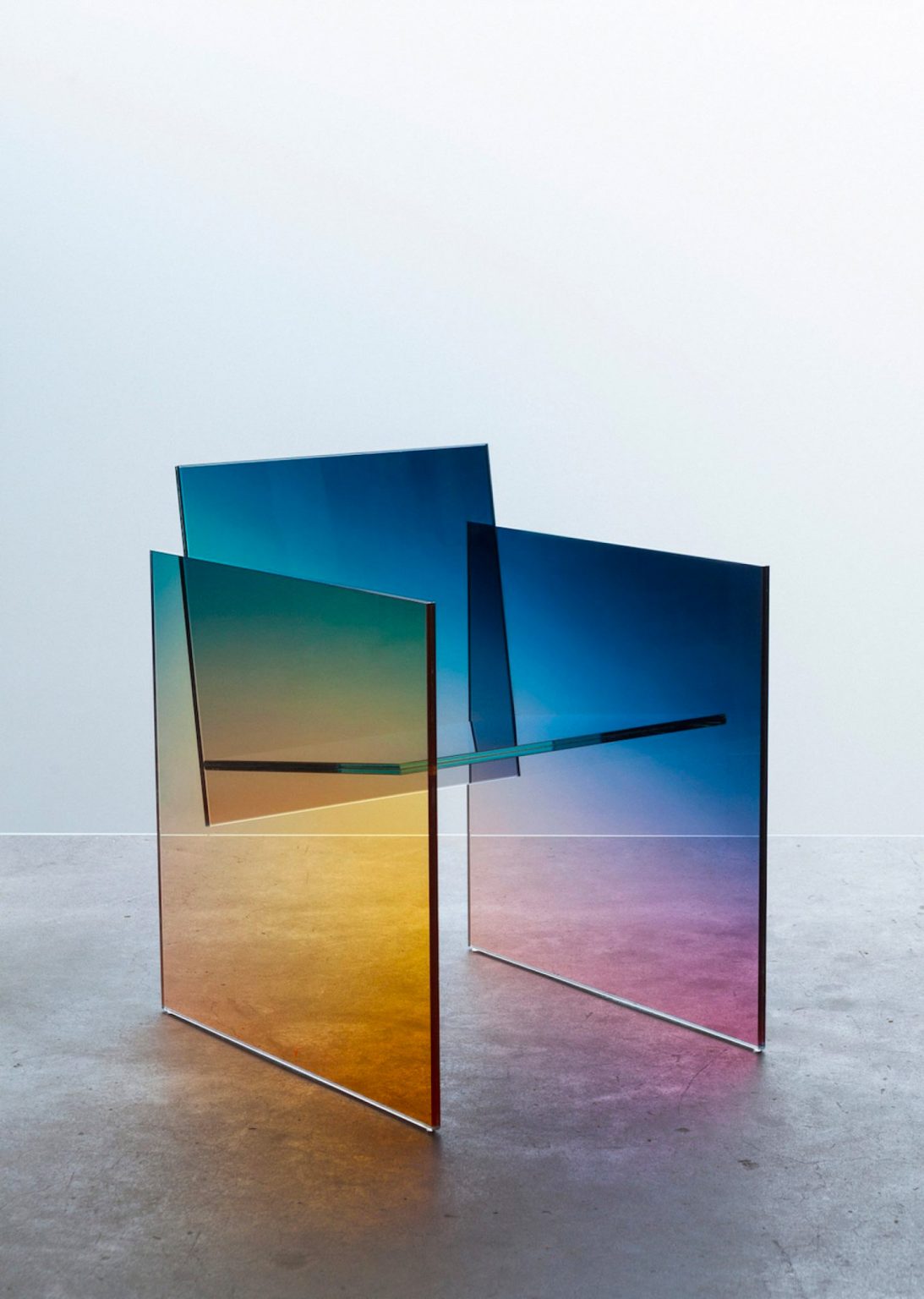 Ombré Glass Chair by Germans Ermics | Daily design inspiration for ...