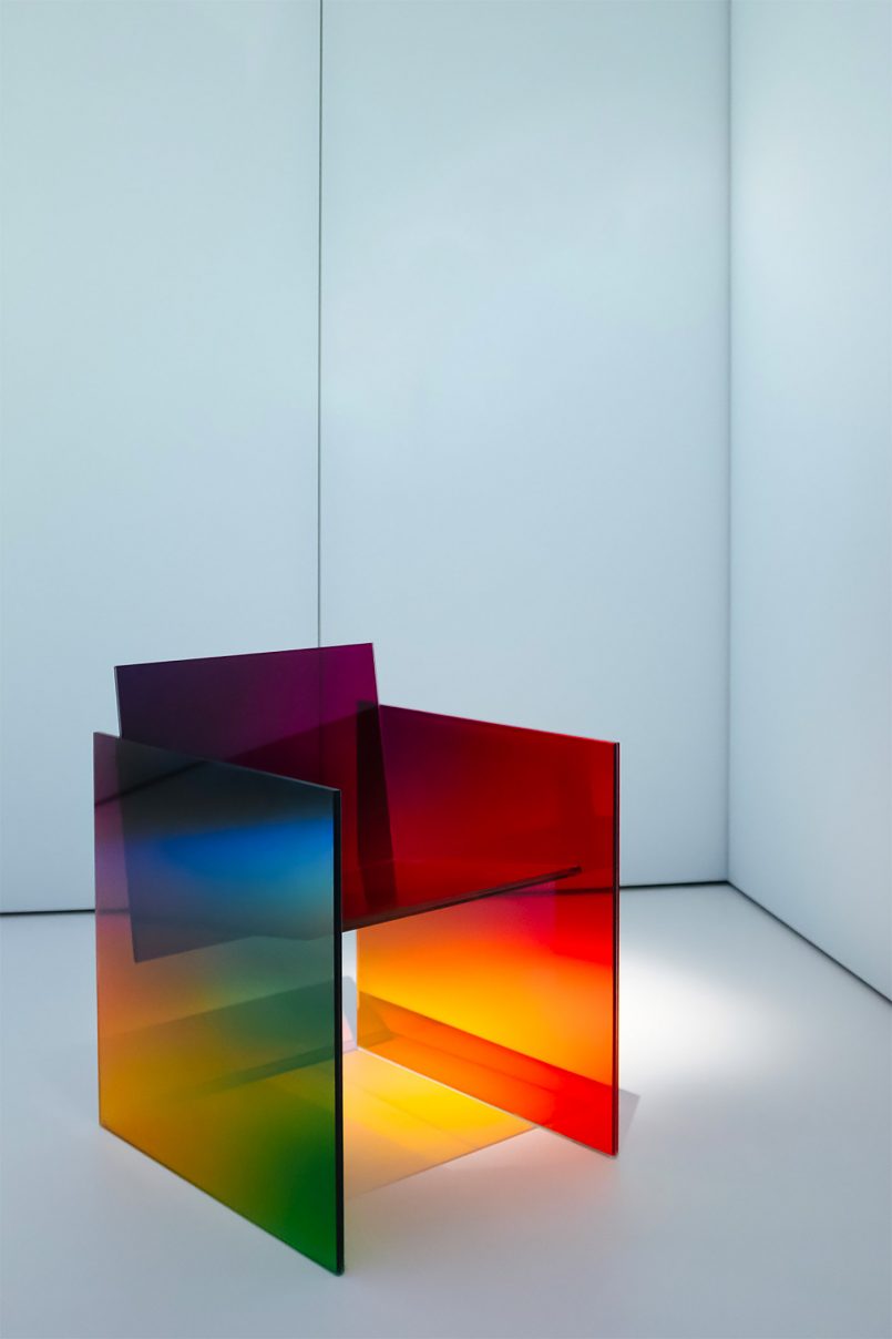 Ombré Glass Chair by Germans Ermics | Daily design inspiration for ...