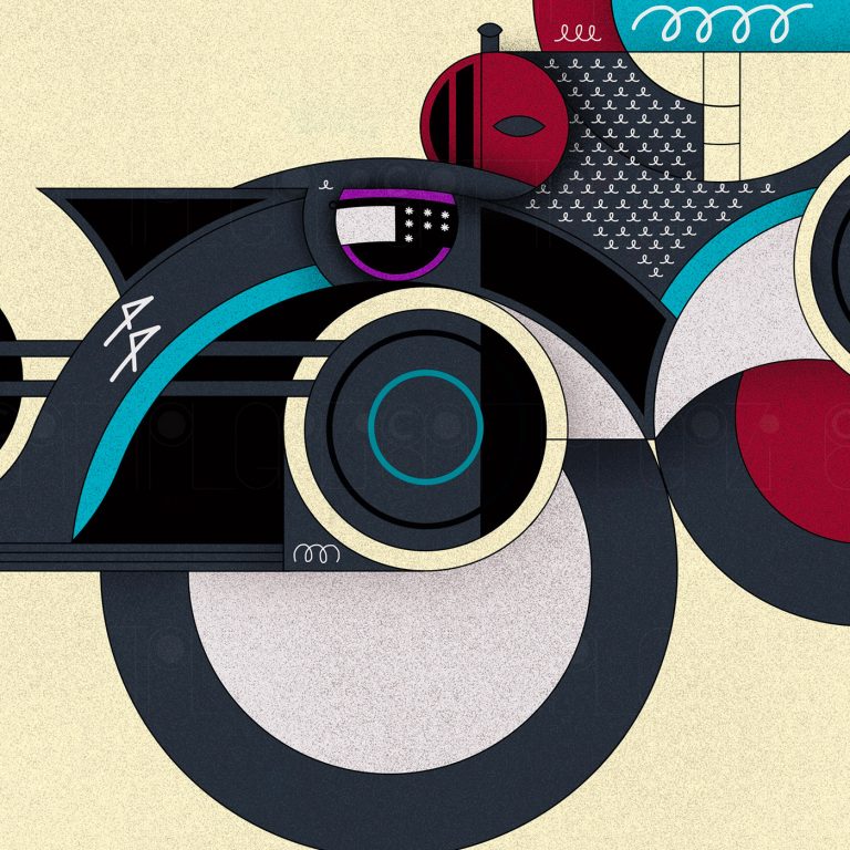 Car Studies: Geometric Artworks by John Battalgazi | Daily design ...