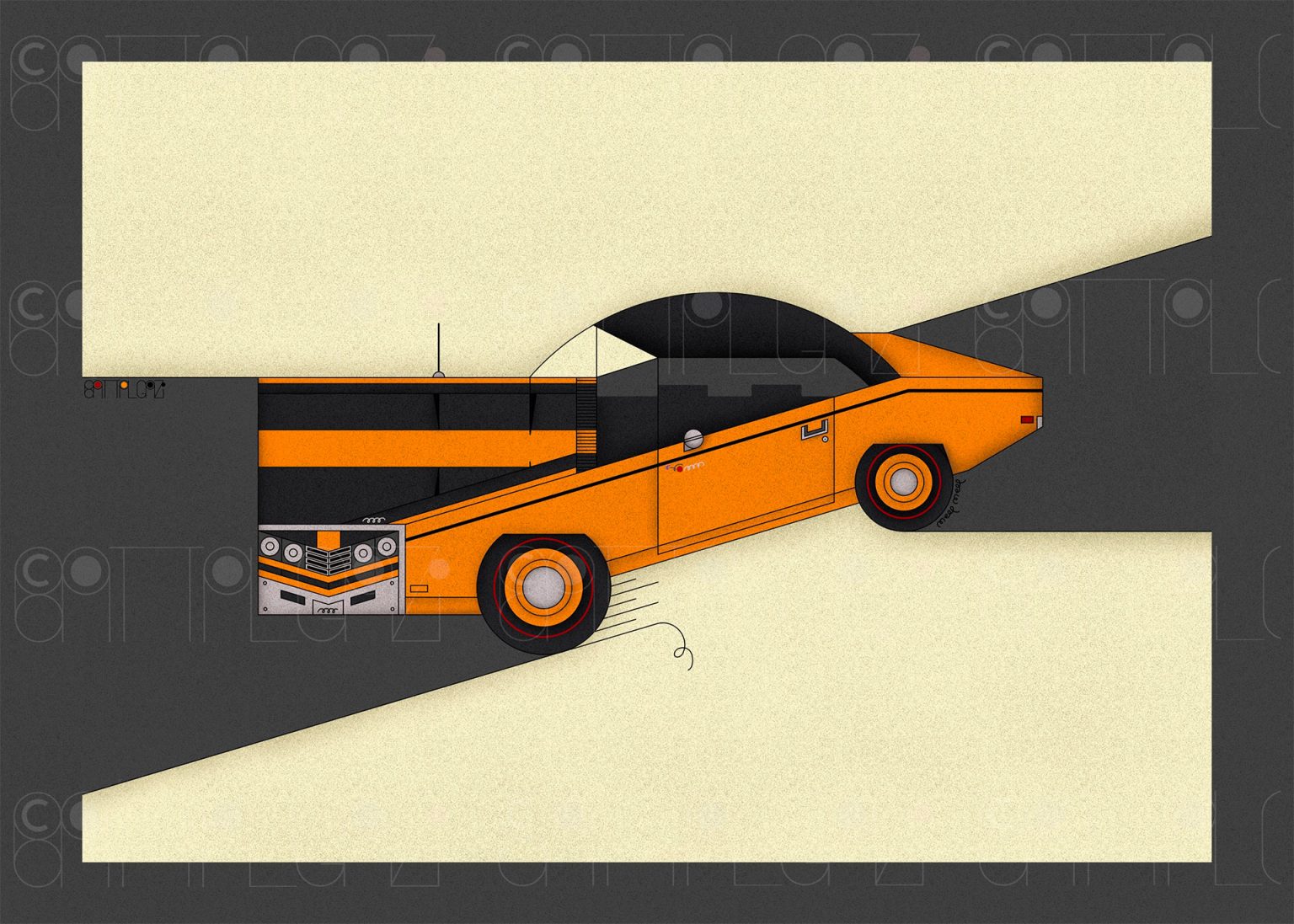 Car Studies: Geometric Artworks by John Battalgazi | Daily design ...