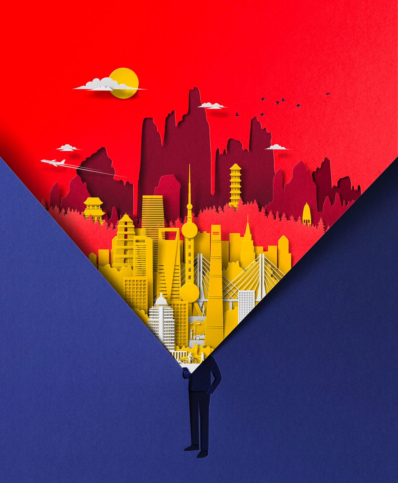New Paper Cut Style Illustrations by Eiko Ojala | Daily design ...