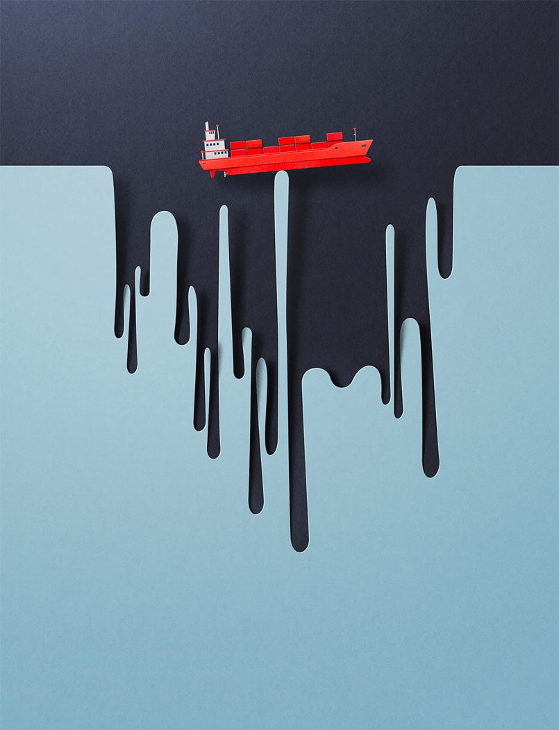 New Paper Cut Style Illustrations by Eiko Ojala | Daily design ...