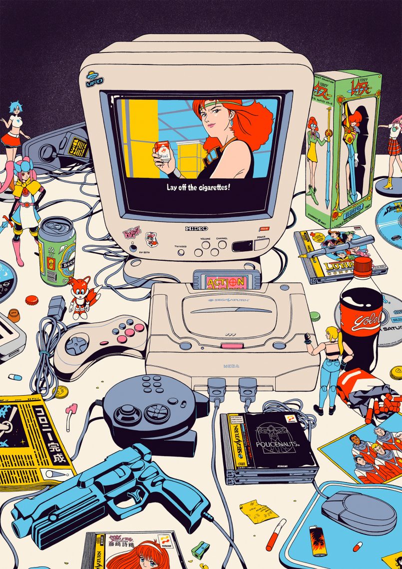 Sega Consoles Illustrated by Stephen Maurice Graham | Daily design ...