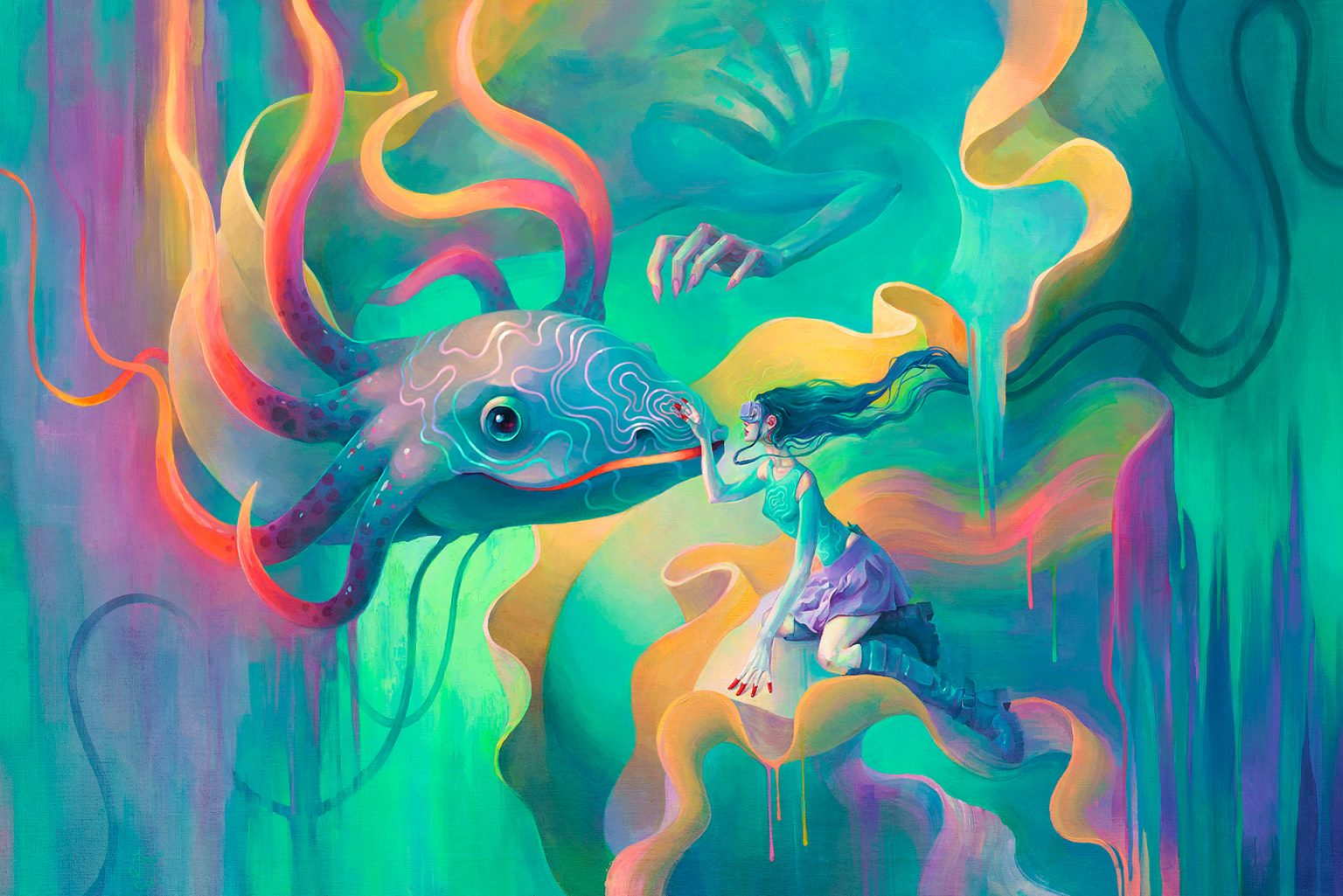 Surreal Acrylic on Canvas Paintings by Eva Gamayun | Daily design ...