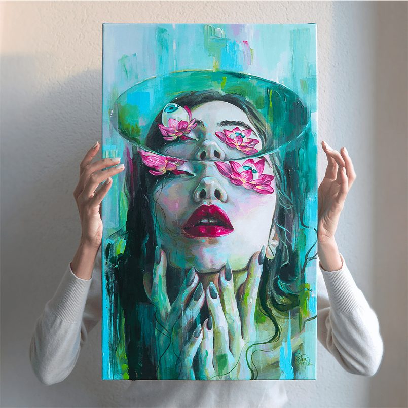 Surreal Acrylic on Canvas Paintings by Eva Gamayun | Daily design ...
