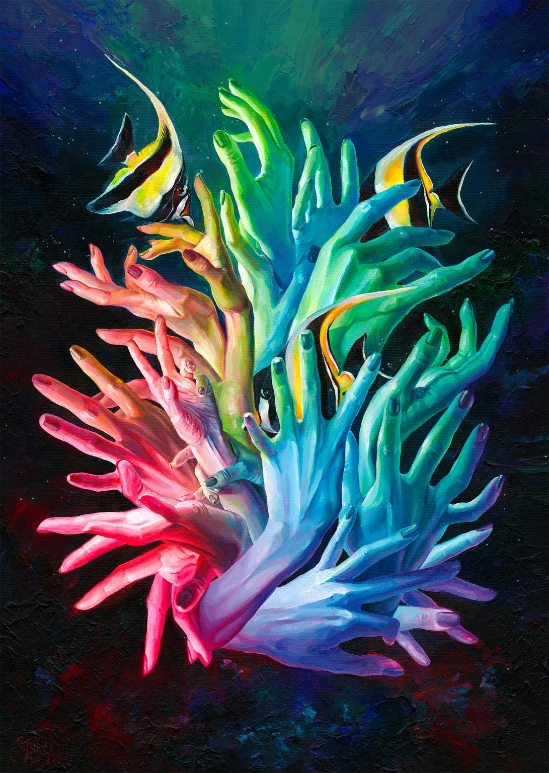 Surreal Acrylic on Canvas Paintings by Eva Gamayun | Daily design ...