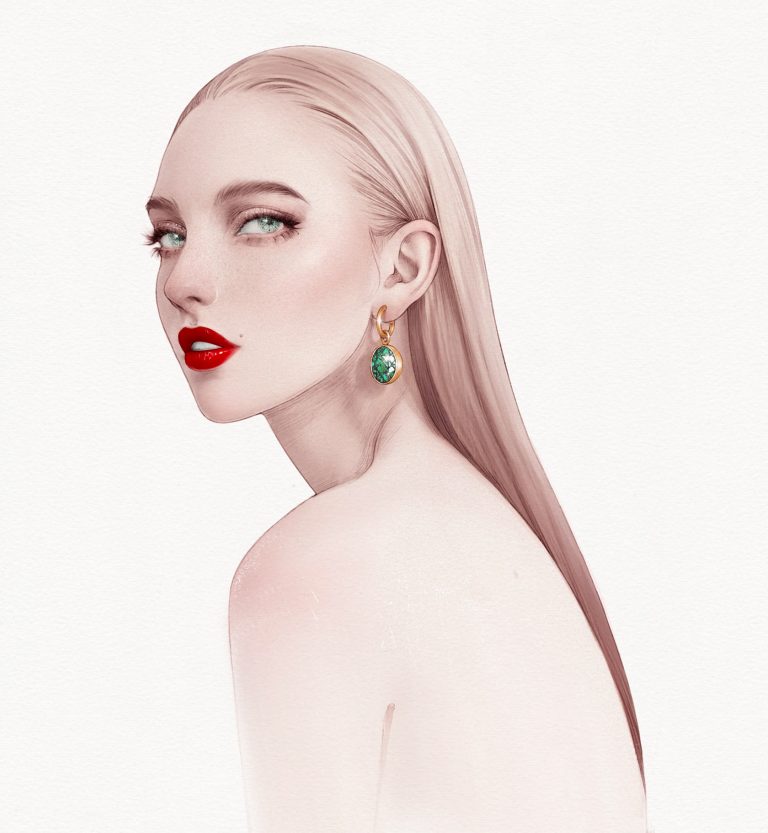 Girls: Fashion & Beauty Illustrations by Alex Tang | Daily design ...