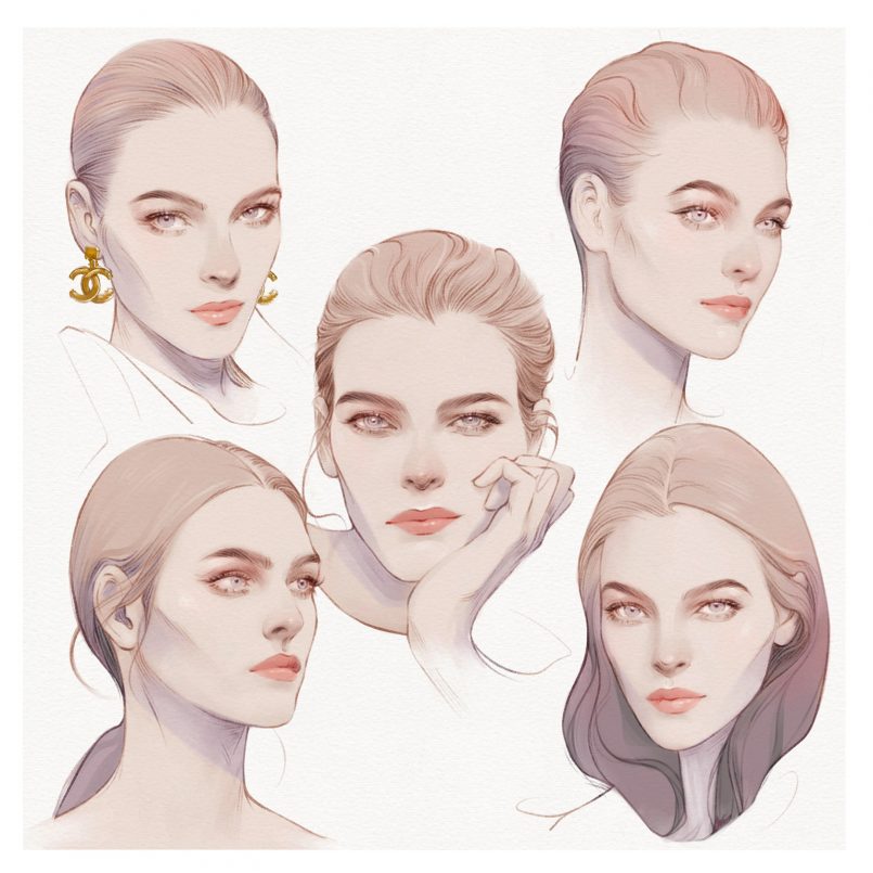 Girls: Fashion & Beauty Illustrations by Alex Tang | Daily design inspiration for creatives ...