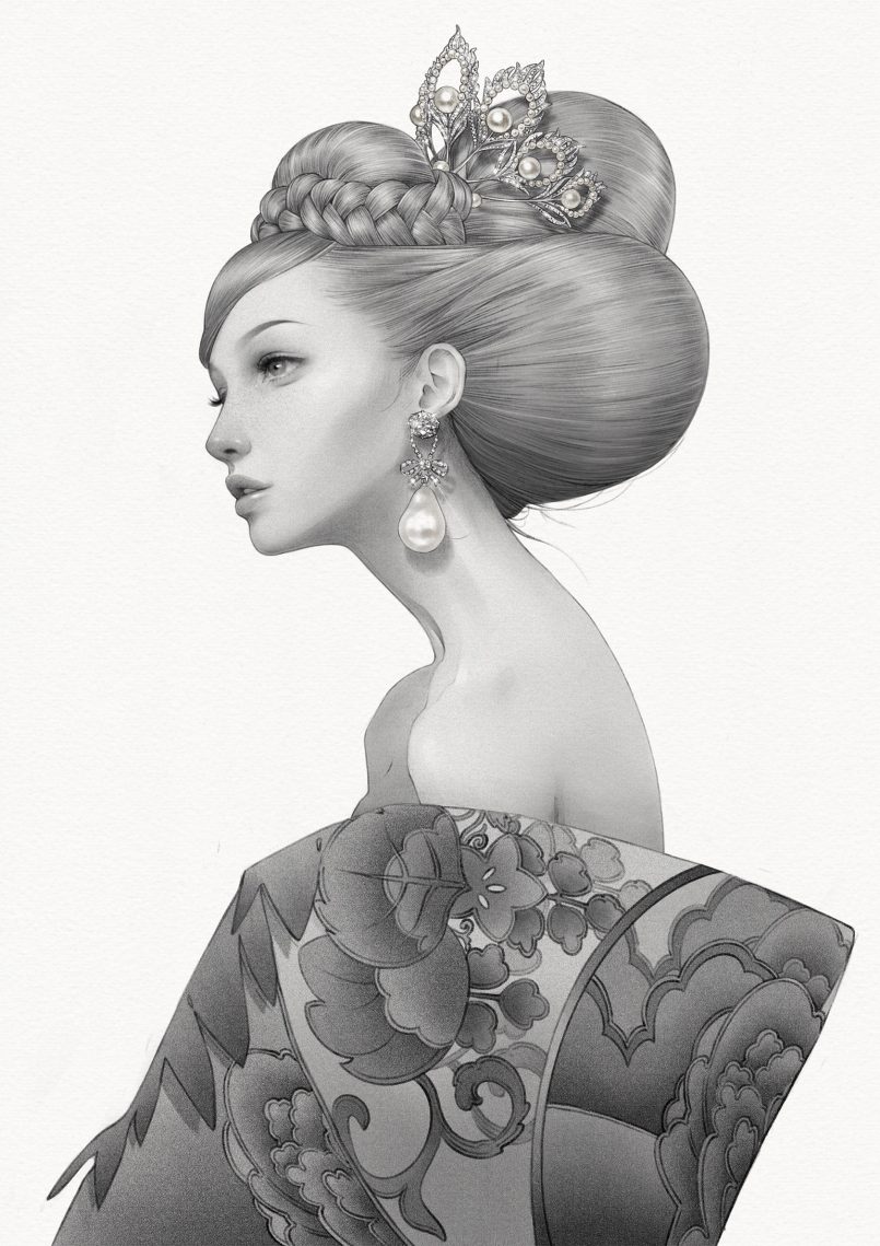 Girls: Fashion & Beauty Illustrations by Alex Tang | Daily design ...