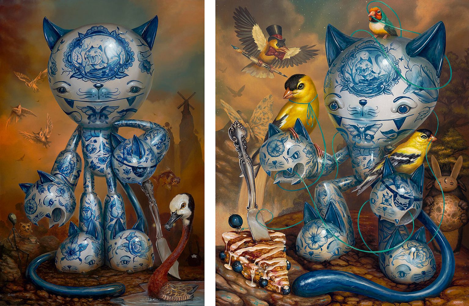 Surreal Acrylic Paintings by Greg Simkins | Daily design inspiration ...
