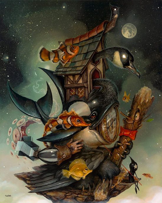 Surreal Acrylic Paintings by Greg Simkins | Daily design inspiration ...