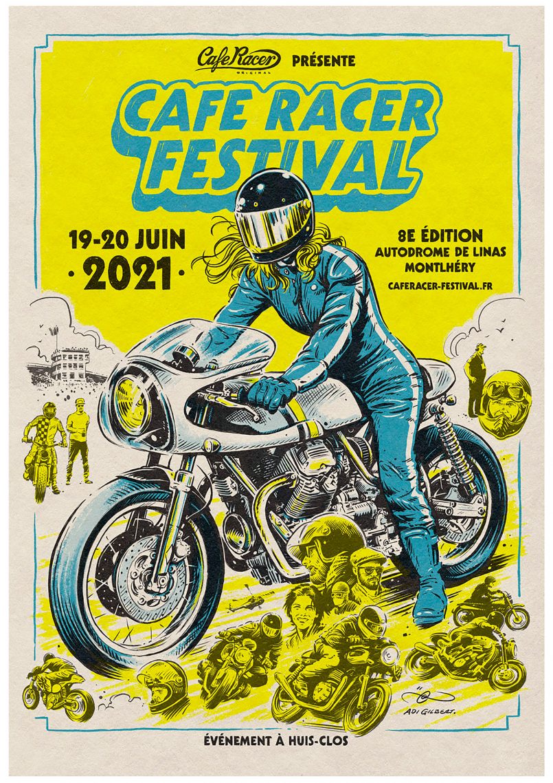 Old School Racing Posters & Illustrations by Adi Gilbert | Daily design ...