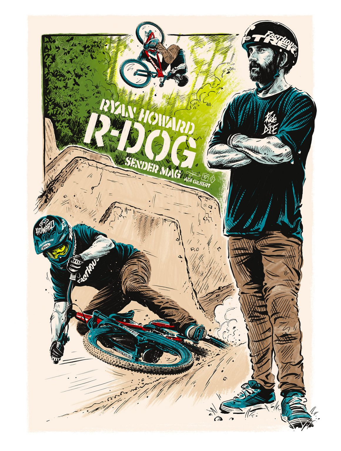 Old School Racing Posters & Illustrations by Adi Gilbert | Daily design ...