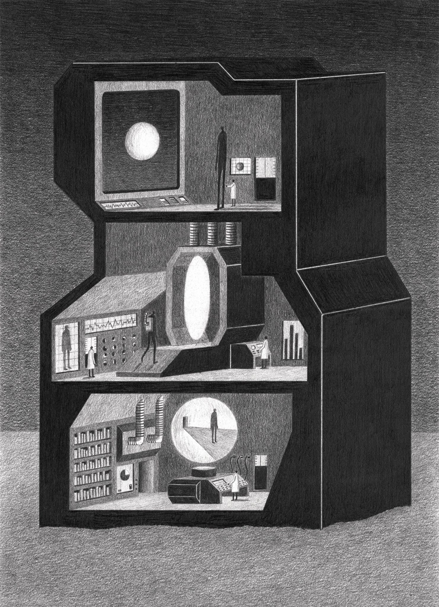 Re-Engineering Humanity: Drawings by James Lipnickas | Daily design ...