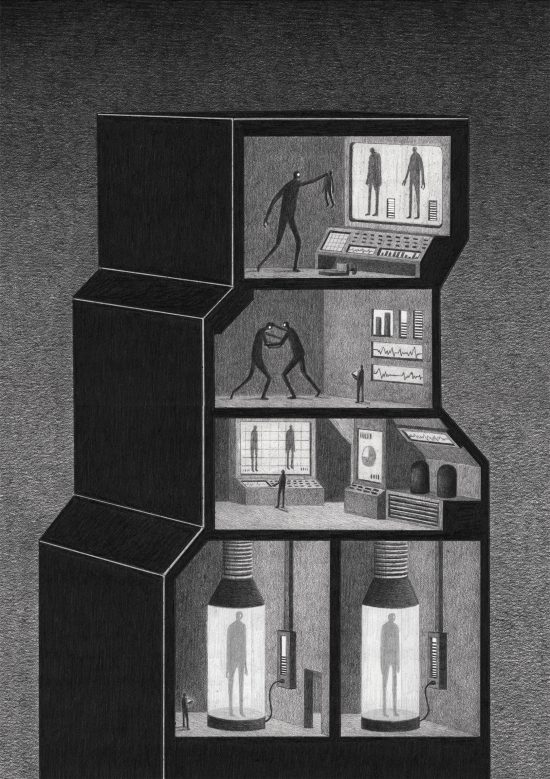 Re-Engineering Humanity: Drawings by James Lipnickas | Daily design ...