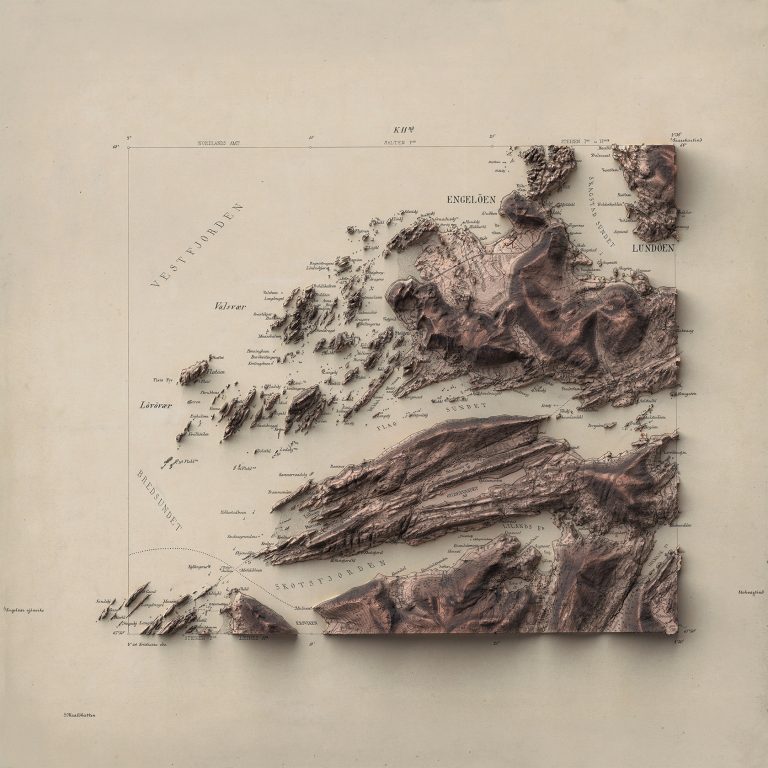 Three-Dimensional Maps by Viz Art | Daily design inspiration for ...