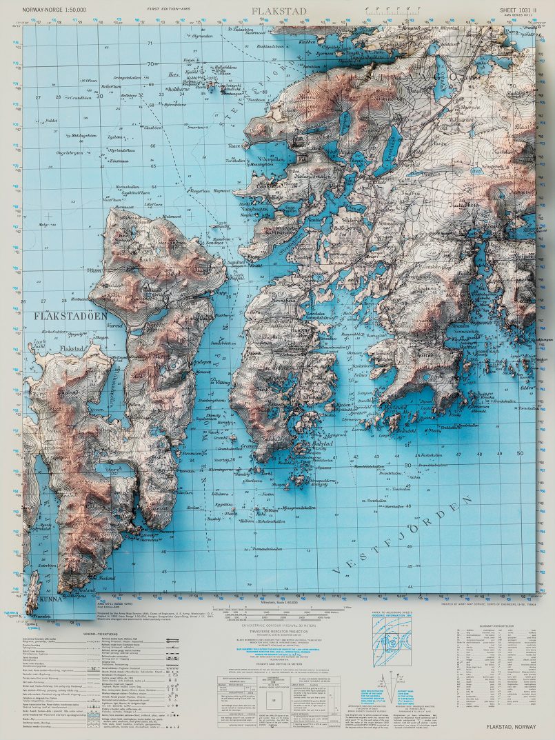 Three-Dimensional Maps by Viz Art | Daily design inspiration for ...