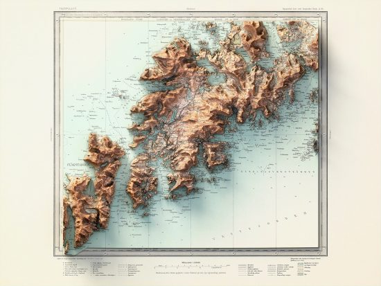 Three-Dimensional Maps by Viz Art | Daily design inspiration for ...