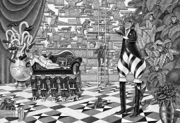 Surreal Pointillist Drawings by Dima Kashtalyan | Daily design ...