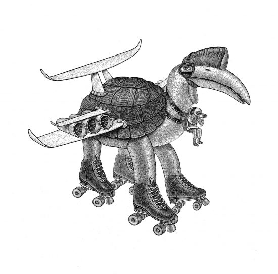 Surreal Pointillist Drawings by Dima Kashtalyan | Daily design ...