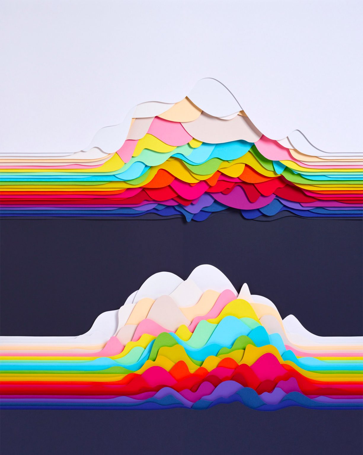 Layered Paper Artworks by Maud Vantours | Daily design inspiration for ...