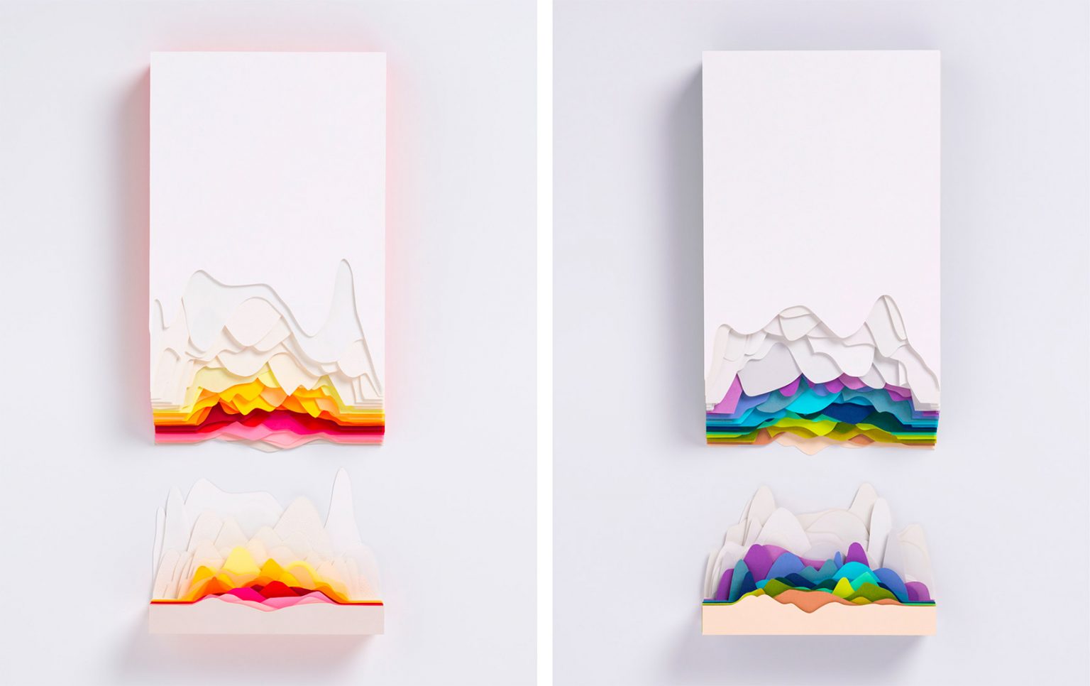 Layered Paper Artworks by Maud Vantours | Daily design inspiration for ...