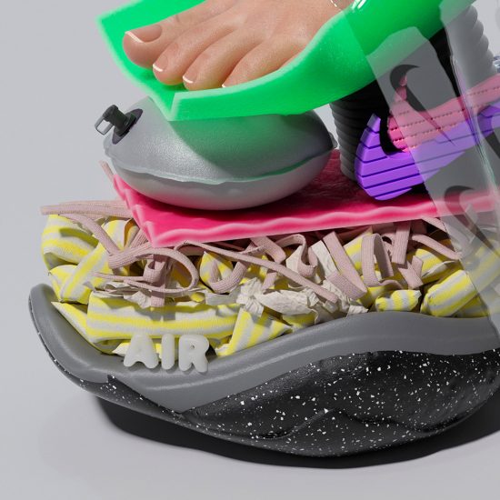 Deconstructing Nike: Conceptual Art by UV-朱 | Daily design inspiration ...